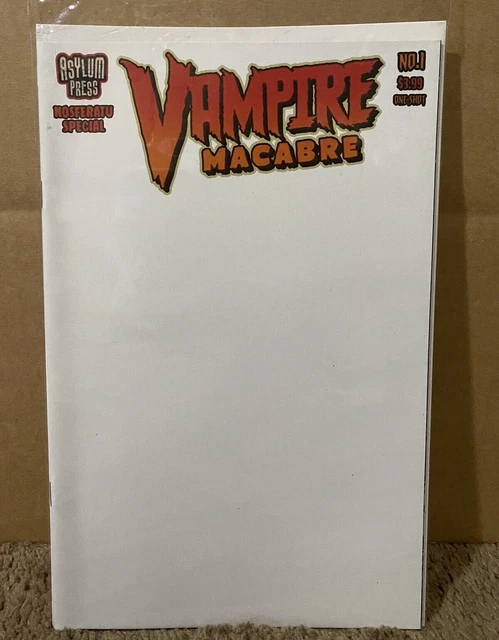 VAMPIRE MACABRE NOSFERATU Special #1 Asylum Press Horreur Comic Vampire ...