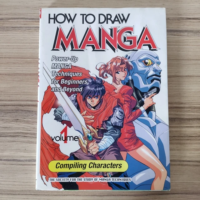 HOW TO DRAW Manga Volume 1 Compiling Characters Art Paperback Edition ...