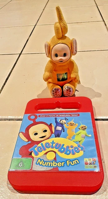 TELETUBBIES DVD NUMBER Fun Region 4 & Laa-Laa Yellow Teletubbie 16cm ...