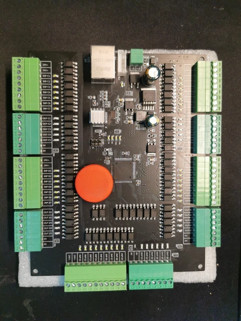 CUSTOM PCB BOARD mega 2560 24vdc PNP 37 input 26 output Modbus control ...