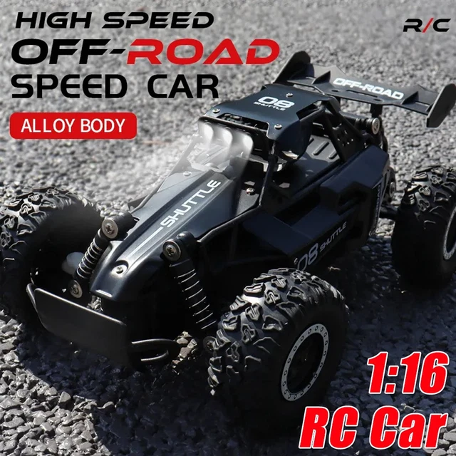 1:16 REMOTE CONTROLLED Car 2.4 GHz RC Car Rechargeable 2WD RC Car for ...