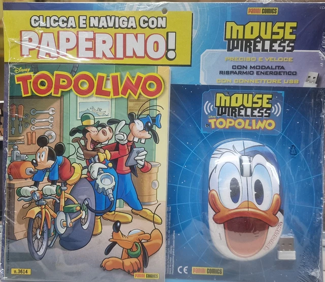 TOPOLINO N3614 CON Mouse Wireless Di Topolino Nuovo Sigillato EUR 12,90 ...