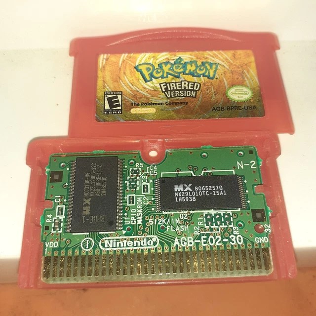 AUTHENTIC POKEMON: FIRERED Version (Nintendo Game Boy Advance, 2004 ...