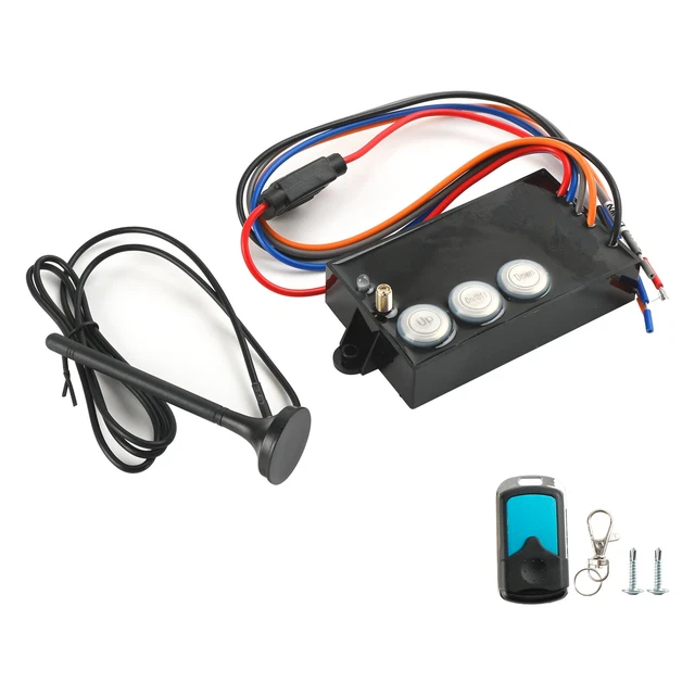 12 VOLT HYDRAULIC Lift Winch Dump Trailer Wireless Remote Control ...