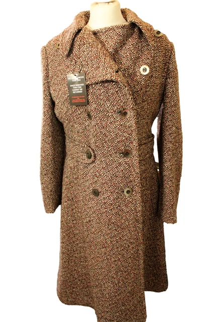 VINTAGE 60'S KAGAN GANNEX ROYAL WARRANT SIZE 16 LADIES DOUBLE BREASTED ...