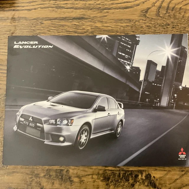 2008 MITSUBISHI LANCER Evolution X Mr Australia Brochure EUR 12,07 ...