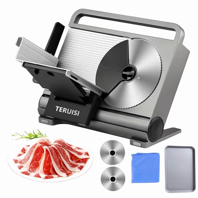 TERUISI ELECTRIC MEAT Slicer 200W Adjustable Thickness Food Cutter £291 ...