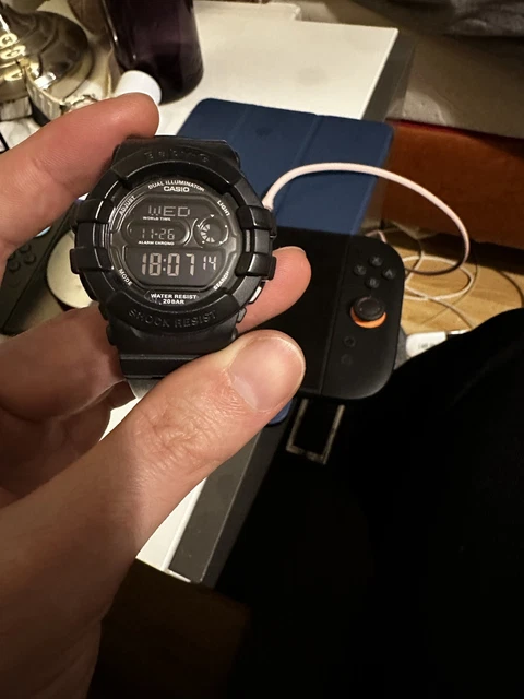 CASIO BABY G (G-Shock) Digital Watch Black Out 3277 BGD-140 new battery ...