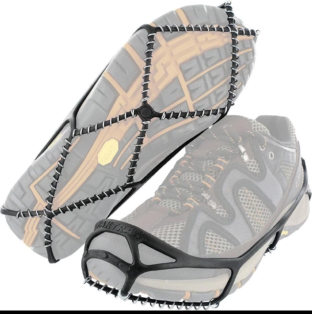 YAKTRAX WALK ICE & Snow Grips For Walking Shoes, Elastic Rubber 44/46 ...