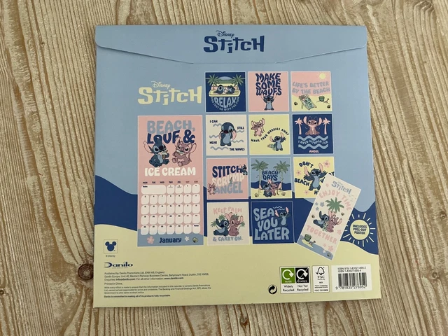 2026 DISNEY STITCH Calendar 30cm x 30cm - Brand New £3.31 - PicClick UK