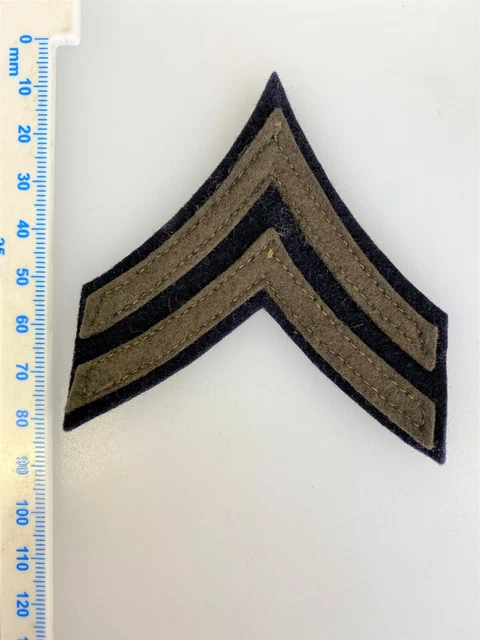 GENUINE WW2 AMERICAN U.S Army Corporal Stripes. Cloth Rank sleeve ...