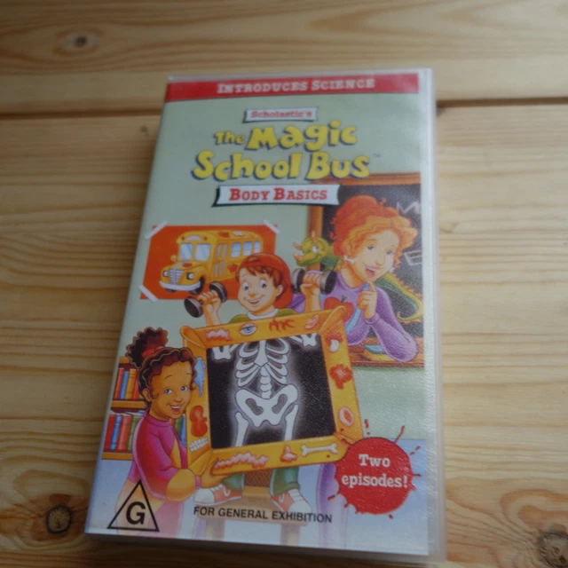 THE MAGIC SCHOOL BUS BODY BASICS Two Episodes VHS TAPE CHILDREN Health ...
