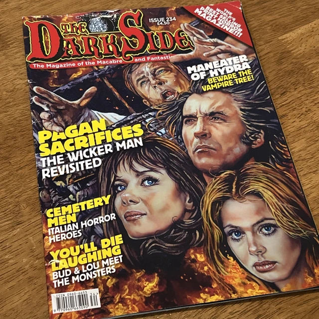 DARK SIDE MAGAZINE And No.234 The Wicker Man, Christopher Lee, Edward ...