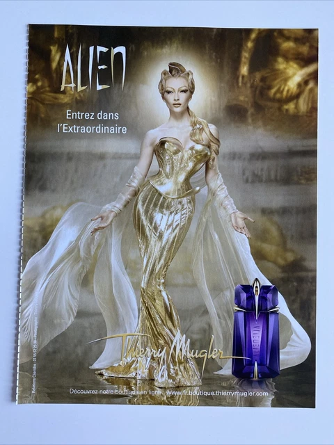 THIERRY MUGLER - Alien parfum Publicité advertising EUR 3,00 - PicClick FR