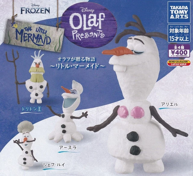 OLAF PRESENTS THE Little Mermaid Mascot Capsule Toy 4 Types Full Comp ...