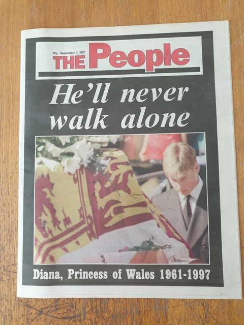 THE PEOPLE NEWSPAPER, 7th September 1997 - The Funeral Of Princess ...