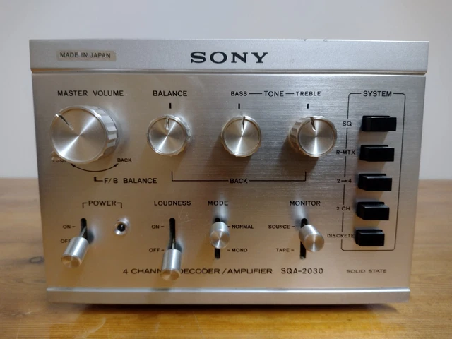SONY SQA 2030 4 Channel Decoder Amplifier. £195.00 - PicClick UK