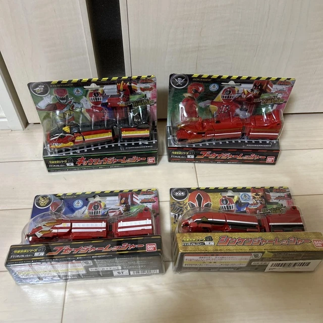 POWER RANGERS RESSHA Sentai ToQger ToQ Ressha EX 4p set Train BANDAI ...