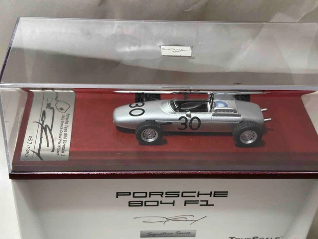 1:43 TSM PORSCHE 804 F1, Dan Gurney # 30, 1962 French Grand Prix Winner ...