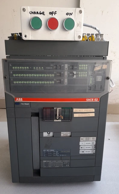 ABB SACE E2B 20 Air Circuit Breaker 2000 Amps 220-240V Sace Pr121/2 ...