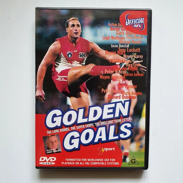 GOLDEN GOALS OFFICIAL AFL DVD Australian Rules Football, Region 4 ...