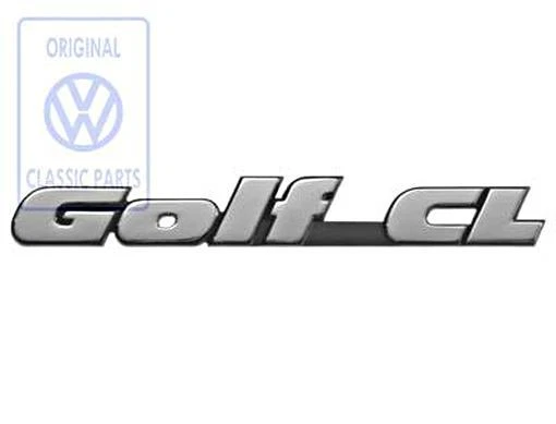 ORIGINAL VW LETTERING NOS VW Golf variant Jetta Vento-EU 1H1 ...