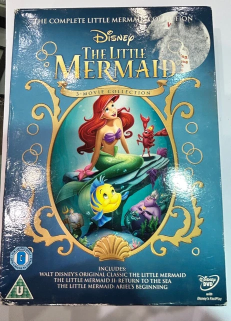 THE LITTLE MERMAID TRILOGY [DVD Box Set] 3-Movie Complete Disney ...