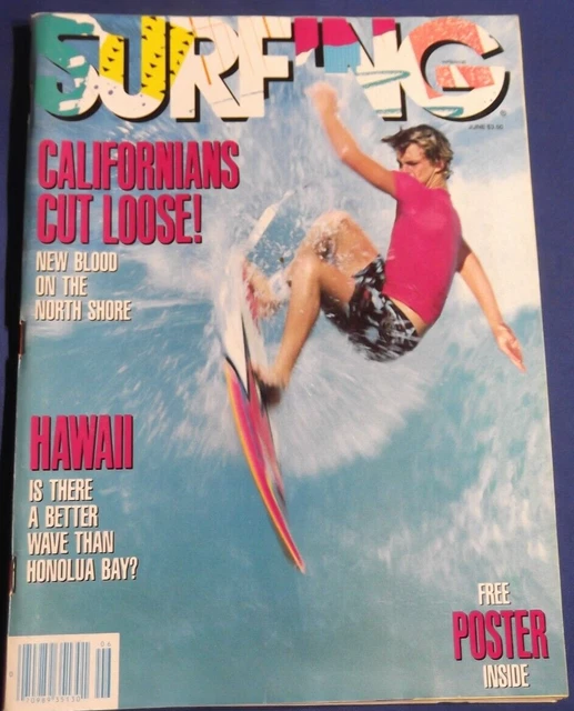 SURFING MAGAZINE-JUNE 1986-JOHN Damm Poster-Dane Kealoha Profile ...