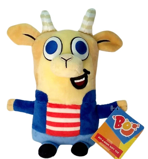 CBEEBIES TV SOFT Toy Boj Stuffed A Boom Gavin Goat Plush Cuddly Bojaboom £8.99 - PicClick UK
