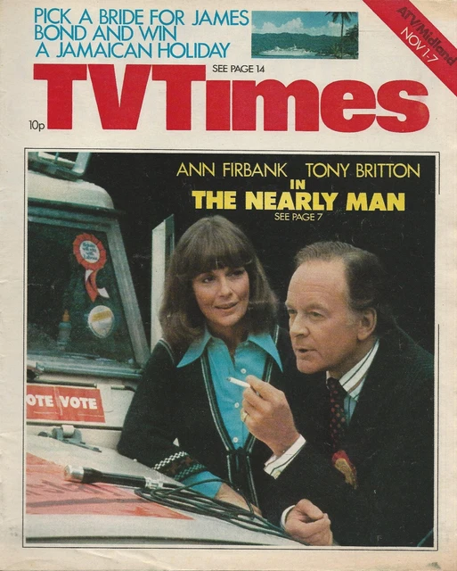 TV TIMES 1-7 Nov 1975 (The Nearly Man/Get Some In!/Rising Damp/James ...