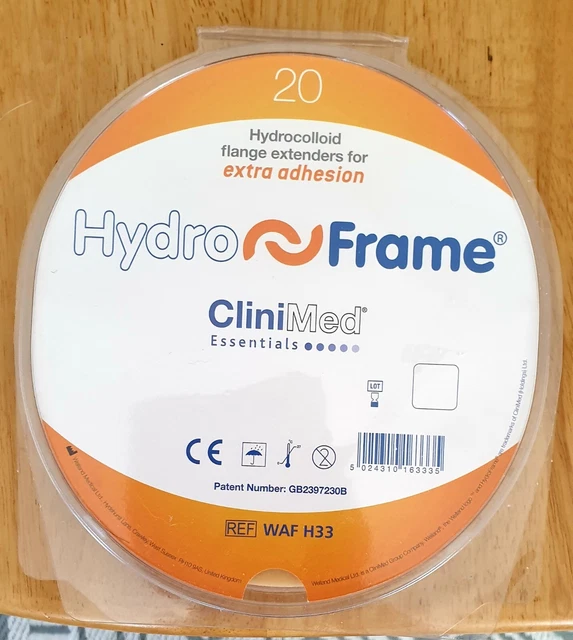 CLINIMED HYDRO-FRAME FLANGE Extenders 20 in each box WAFH33 , Brand New ...