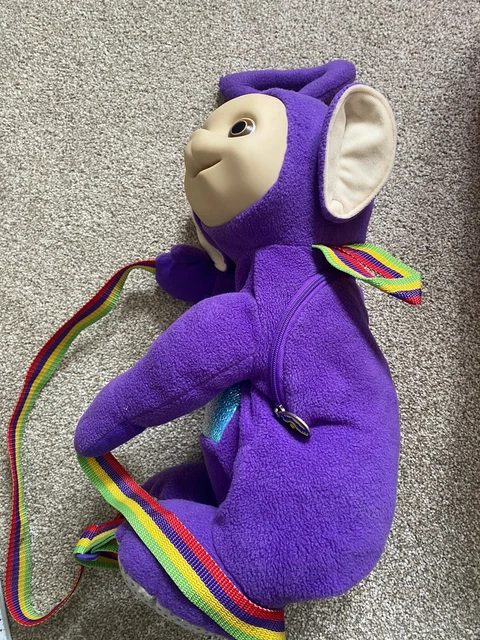 TELETUBBIES TINKY WINKY Back-Pack Bag 1996 Ragdoll Golden Bear Plush ...
