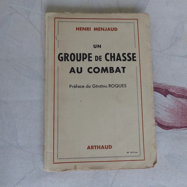 HENRI MENJAUD - Un groupe de chasse au combat EUR 10,00 - PicClick FR