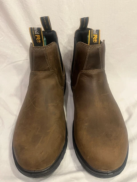 MEN'S TIMBERLAND PRO Composite Toe Metal Free Slip-On Work Boots A2CFX ...