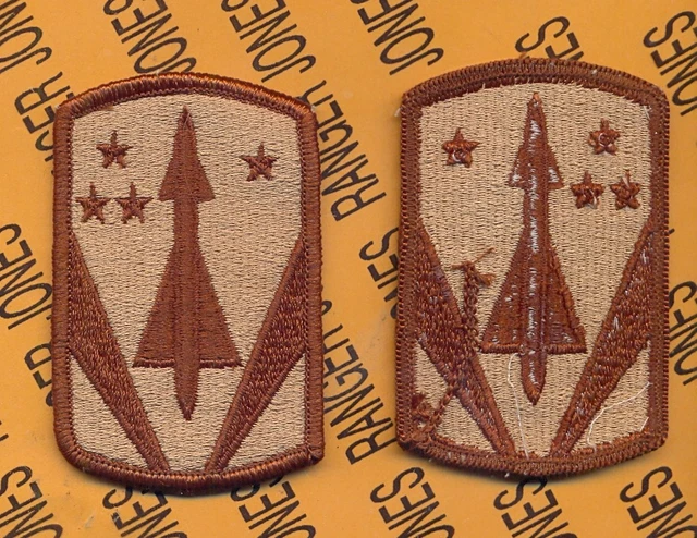 US ARMY 31ST Air Defense Artillery ADA Brigade Desert DCU uniform patch ...