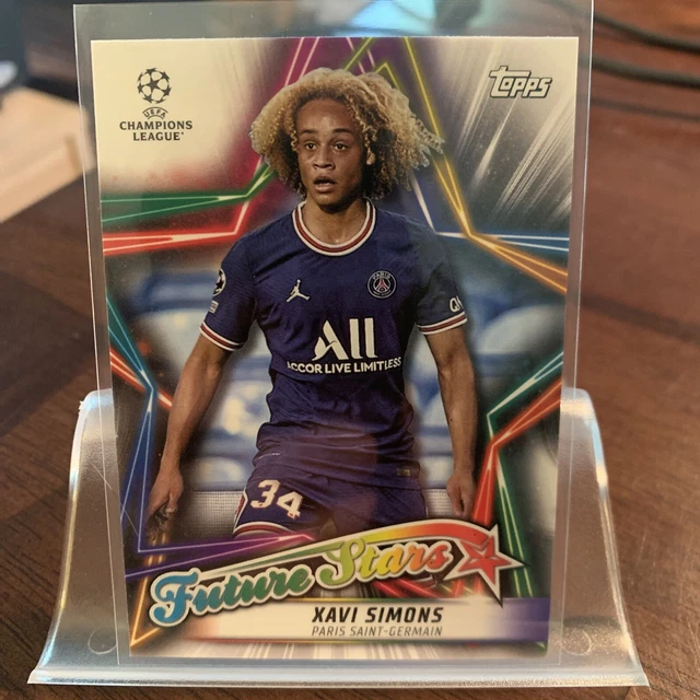 XAVI SIMONS 2021-22 Topps UEFA Champions League UCL Future Stars FS-06 ...