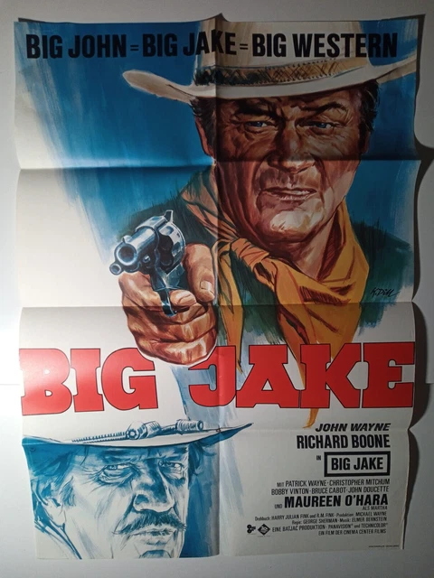 FILMPLAKAT BIG JAKE A1 EA Kinoposter John Wayne Western tolle Dill Grafik EUR 12,50 - PicClick DE