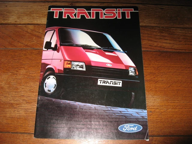1986 FORD TRANSIT Van sales Brochure, (Our Ref 22018) £9.00 - PicClick UK