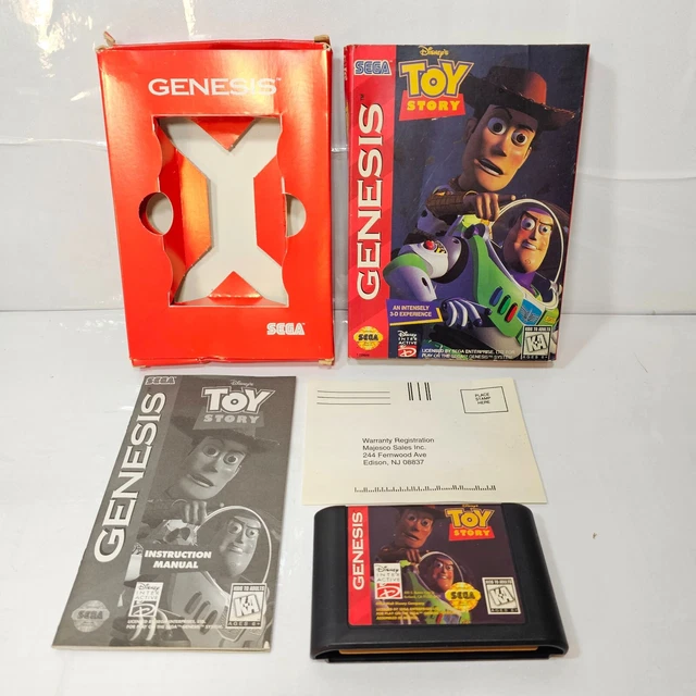 TOY STORY (SEGA Genesis, 1995) COMPLETE CIB Tested & Cleaned W/ Reg ...