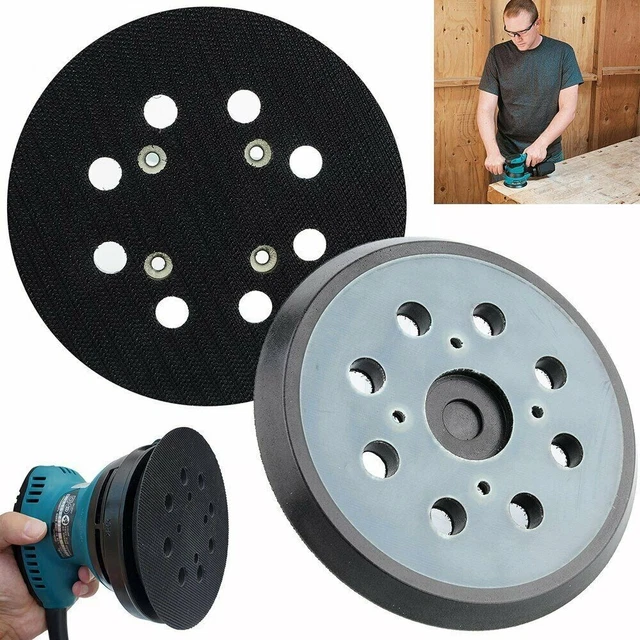 WEAR RESISTANT 125MM Sanding Pad Orbital Sander Polishing Pad Adhesive ...
