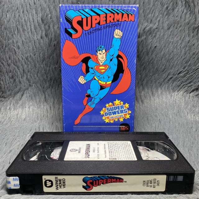 SUPERMAN SUPER POWERS Collection VHS 1985 Animated Family DC Comics ...