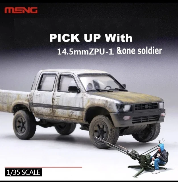 MENG VS001...PICK-UP WITH / 14.5 mm ZPU-1...1:35...Neu...OVP...Ohne ...