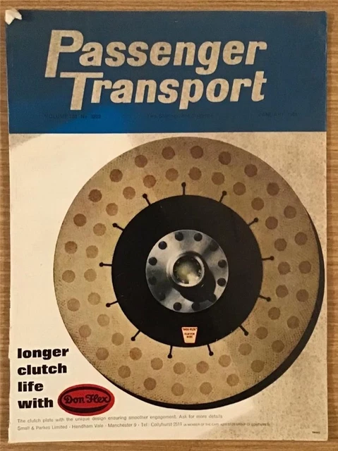 PASSENGER TRANSPORT MAGAZINE JAN 1965 #3222 Midland Red 1904-1964 £14. ...