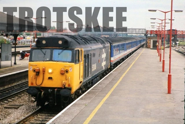 35MM SLIDE BR British Railways Diesel Loco Class 50 50046 Southall 1988 ...