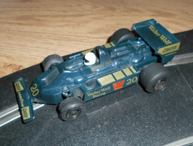 RARE VINTAGE SCALEXTRIC C133 Walter Wolf WR5 F1 car # 20 - superb - fun ...