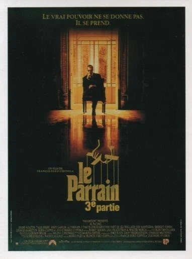 FICHE CINÉMA. FICHE Magazine PREMIERE. LE PARRAIN 3e Partie USA 1990 Al Pacino EUR 1,00 ...