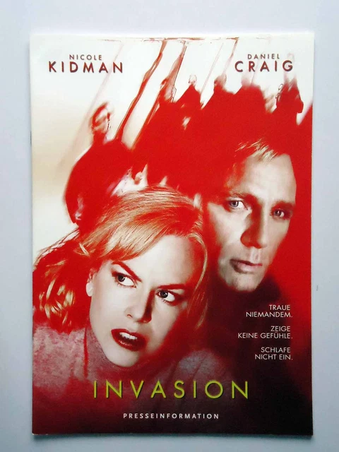 INVASION - NICOLE Kidman - Daniel Craig - Veronica Cartwright - Presseheft EUR 15,00 - PicClick FR