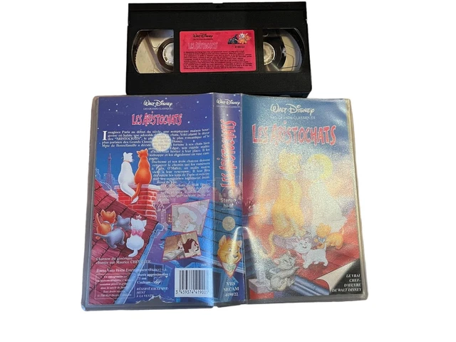 ANCIENNE CASSETTE VHS Magnétoscope Film Dessin Animé Les Aristochats ...
