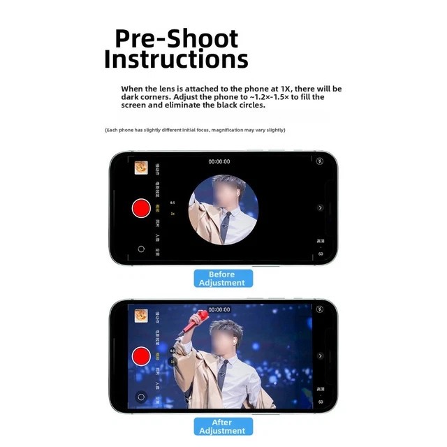 FOR IPHONE17 PRO Max 22X Telephoto Lens Metal Lens Clip and Storage ...