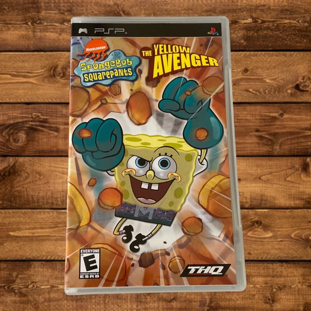 SPONGEBOB SQUAREPANTS: THE Yellow Avenger (Sony PSP, 2006) - No Manual ...